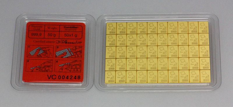 CombiBar Products / available Bullion Range | ESG CombiBar.com